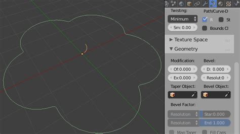Bezier Curves Creating An Bevel Inset On An Imported Svg Blender