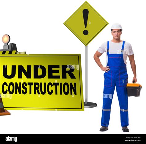 The Concept Of Under Construction For Your Webpage Stock Photo Alamy