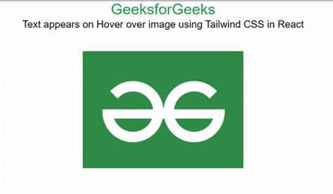 How To Display Text On Hover Over Image Using Tailwind Css In Reactjs