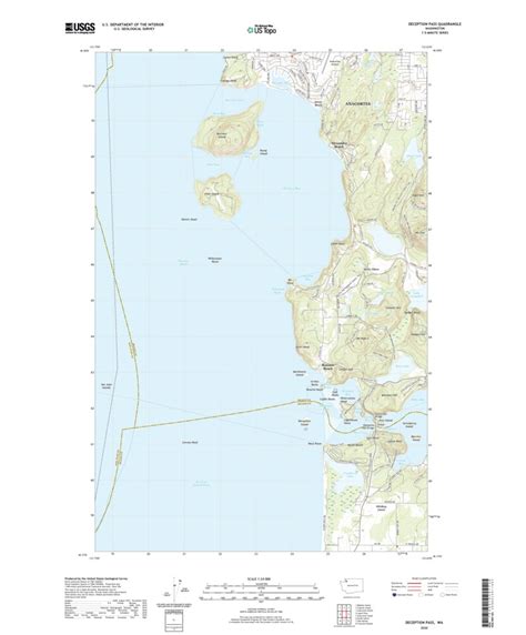 Deception Pass Wa 2020 24000 Scale Map By United States Geological