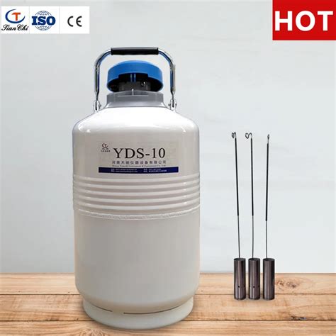 Portable Liquid Nitrogen Container 10l Cryogenic Tank Dewar Yds 10 With