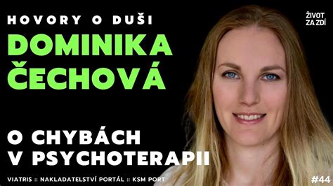 Nejhorší je když jsou klienti úmyslně zneschopňováni říká terapeutka Dominika Čechová YouTube