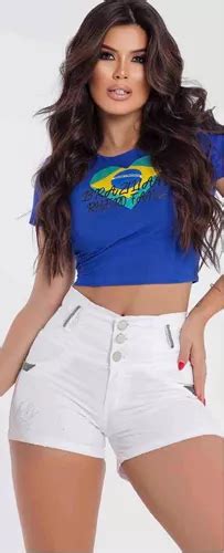 Shortinho Cos Modelador Rhero Jeans Ref Parcelamento Sem Juros