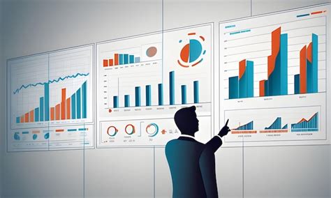 Businessman Presenting Financial Data On Whiteboard Premium AI