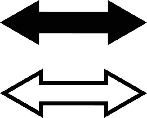 Double Sided Arrow Vector Art Icons And Graphics For Free Download