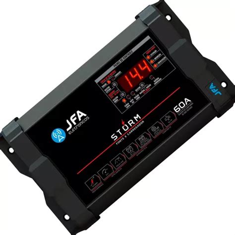 Fonte Automotiva Jfa a Storm Plus Voltímetro Digital Som Parcelamento sem juros