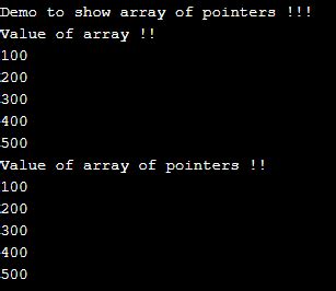C Array Of Pointers How The Array Of Pointers Works In C