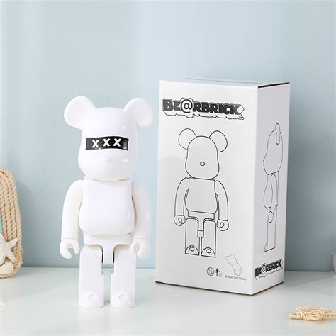 Bearbrick暴力熊积木熊招财猫联名潮玩公仔盲盒玩偶手办客厅摆件 阿里巴巴