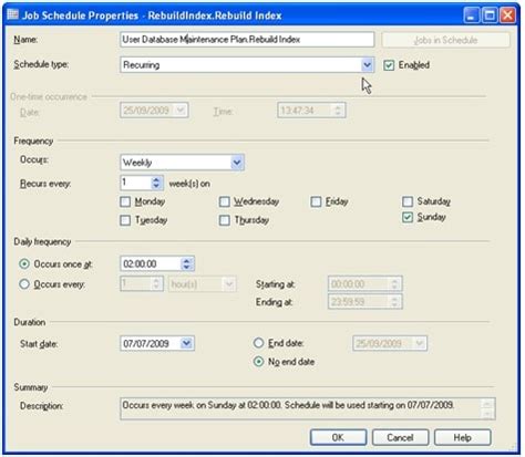 Rebuilding Indexes Using The SSMS Database Maintenance Wizard Simple Talk