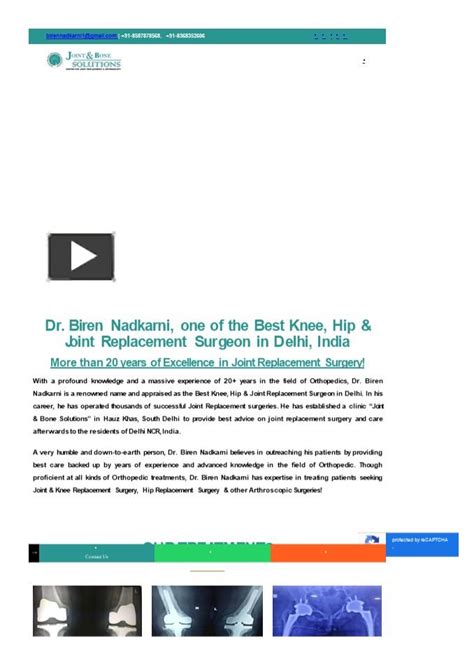 Ppt Best Joint Replacement Surgeon Delhincr Orthopedic Surgeon