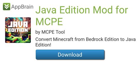 Java Edition Mod For Mcpe For Android Free App Download