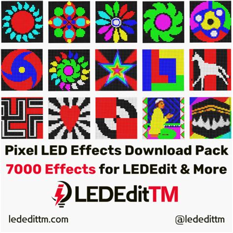 Pixel LED Effects Download Pack 7000 Effects For LEDEdit