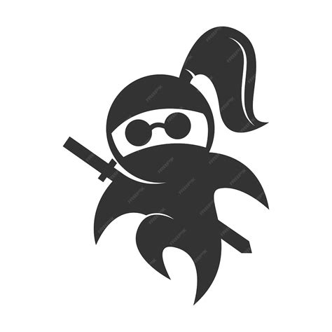 Premium Vector Ninja Logo Icon Design Illustration