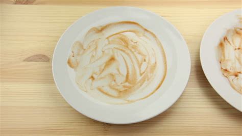 Wooden Table Three Empty Dirty Stock Footage Video 100 Royalty Free