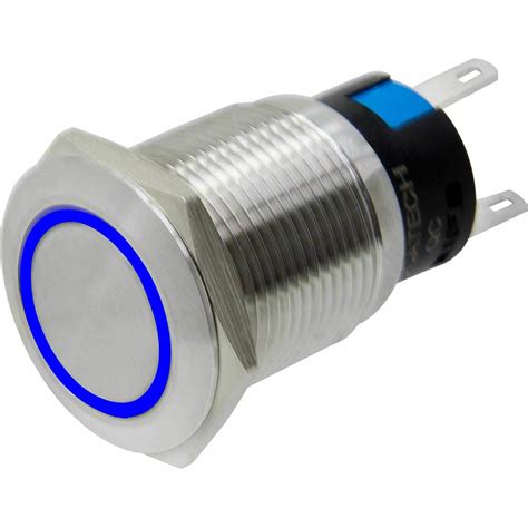 Bocatech Inc Mini Led Push Button Momentary Power Switch