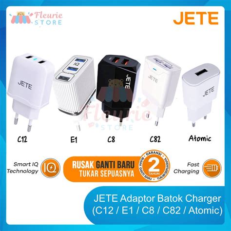 jual jete adaptor batok charger 1usb 2usb c12 c8 c82 e1