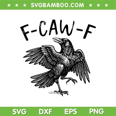 Funny Crow F Caw F Svg Black Raven Dancing Meme Svg