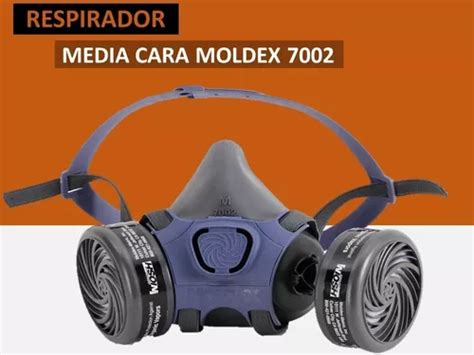 Respirador Media Cara Moldex 7002 Mercadolibre