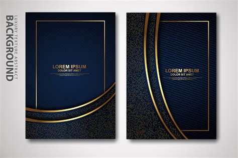 向量兩組封面設計範本具有豪華和優雅的波圓形和重疊層背景與閃光效果向量圖形及更多a4紙圖片 A4紙 一組物體 企業 Istock