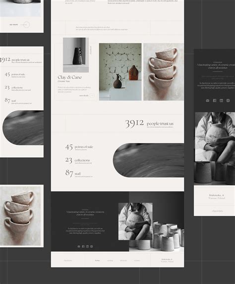 Art Space Of Clay Products Ux Ui Design On Behance