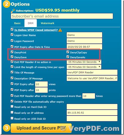 NO DRM NO Security In The Encrypted PDF File How To Use Your Online DRM Service To Protect My