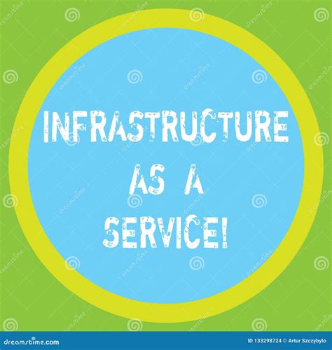 Conceptual Hand Writing Showing Infrastructure As A Service Business Photo Showcasing Network