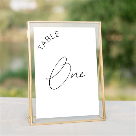 Table Number Template Table Numbers Printable Table Numbers Table