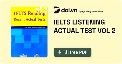 IELTS Listening Recent Actual Test Vol 4 Free PDF Audio