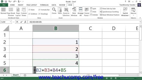 excel 2013 tutorial simple formula syntax microsoft training lesson 4 2