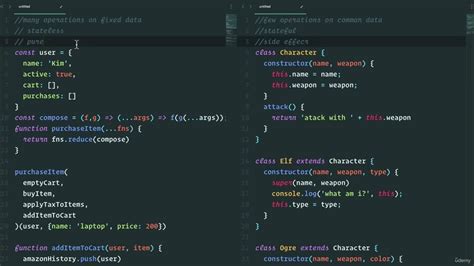 Javascript Adv Concepts Oop Vs Fp 0803 Oop Vs Fp 2 Youtube