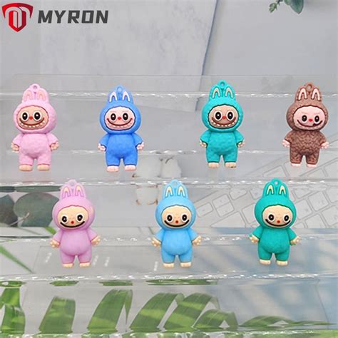จี้กระเป๋า Myron Labubu Diy น่ารัก Labubu Keychain ของขวัญวันเกิดร้อน