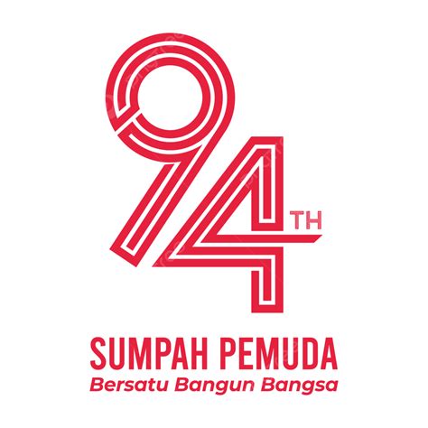 Logo Sumpah Pemuda 2022 Red Color Logo Sumpah Pemuda 2022 Logo Resmi