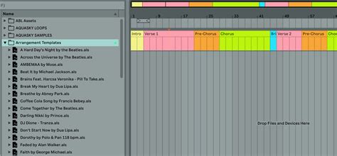Ableton Live Arrangement Templates Copy And Paste Inspiration
