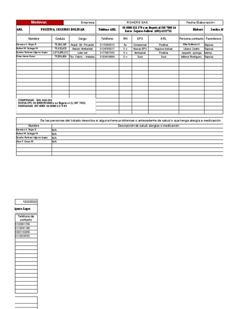4 Matriz De Documentos Sst Menor 90 Dias Pdf Agua Sustancias Químicas