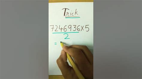Multiplication Hack Maths Tricks Multiplication Viral Shorts