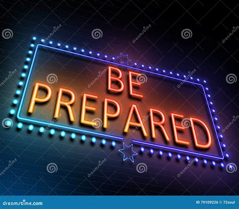 Be Prepared Concept Stock Illustration Illustration Of Adjust