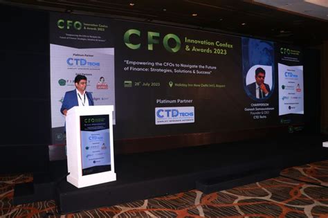 Ctd Techs Pvt Ltd On Linkedin Keynotespeaker Cfoconference Inspiringtalks Financeindustry…