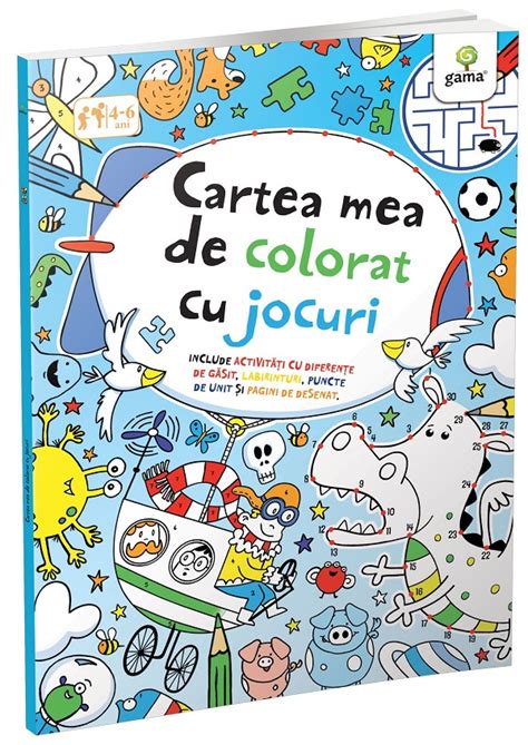 Cartea Mea De Colorat Cu Jocuri PDF Autor MsBook Ro