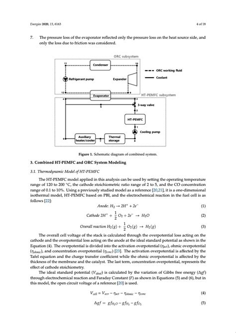 Combined Power Generation System Based On Ht Pemfc And Orc