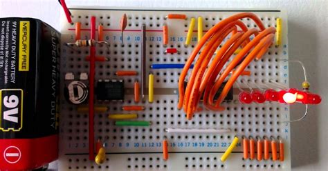 Hercules Technology Ng A Decade Counter Using 555 And 4017 Ics