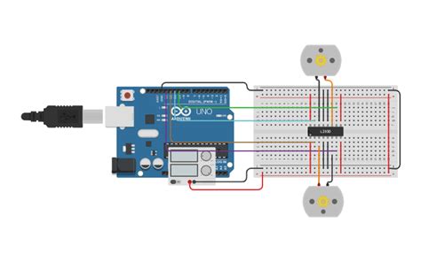 Circuit Design Robot Tinkercad