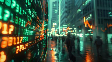 Premium Photo A Digital Display Showing Realtime Stock Prices Ai Generated Illustration