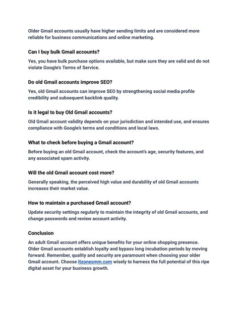 Ppt 5 Best Sites To Buy Old Gmail Accounts In Bulk Pva Old