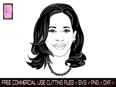 Kamala Harris Svg Png Pdf Dxf Eps Vice President Svg Kamala