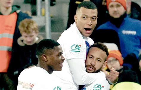 Sin Messi Y Con Cinco Goles De Mbappé Psg Arrasó En La Copa De Francia