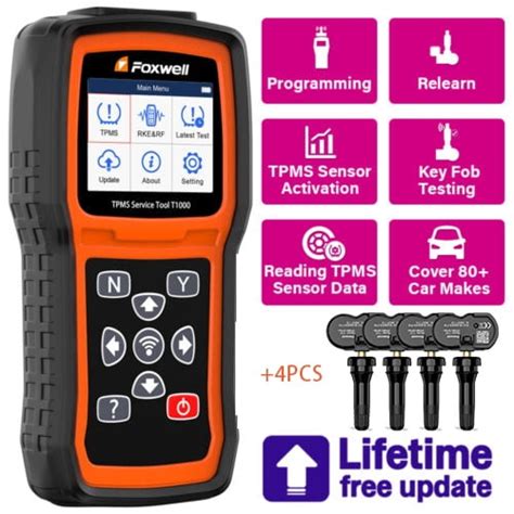 FOXWELL TPMS Programming Relearn Activation Tool Full TPMS Services Tire Pressure Monitor