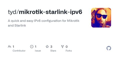 Github Tydmikrotik Starlink Ipv6 A Quick And Easy Ipv6