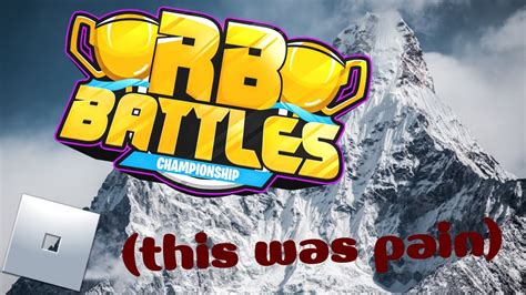 The Roblox RB Battles Mount Everest Experience YouTube