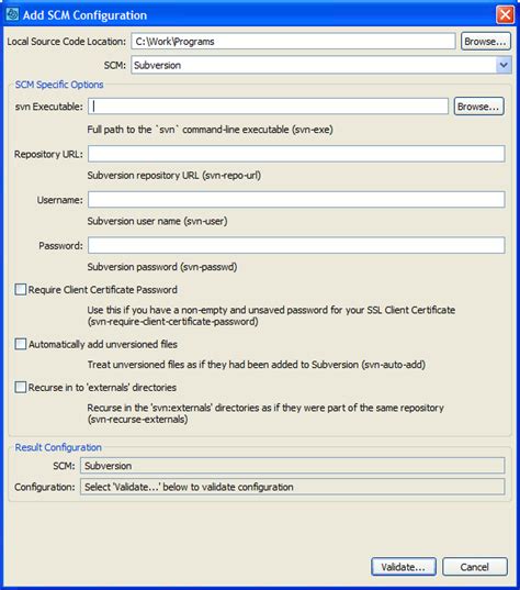 subversion integration collaborator documentation