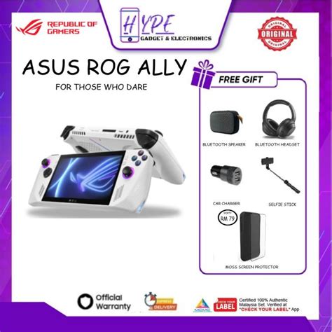 Asus Rog Ally Z1 Extreme 512 Gb Gaming Handheld Console With 2 Year